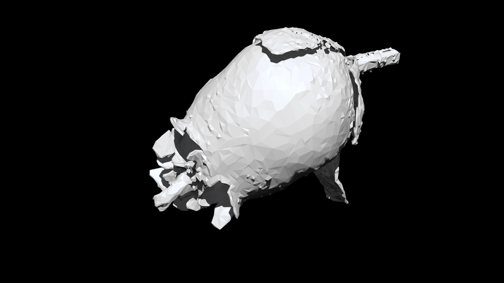 3D Model Antirrhinum Majus 3D CT Scan Model Decimate 3 Percent ...