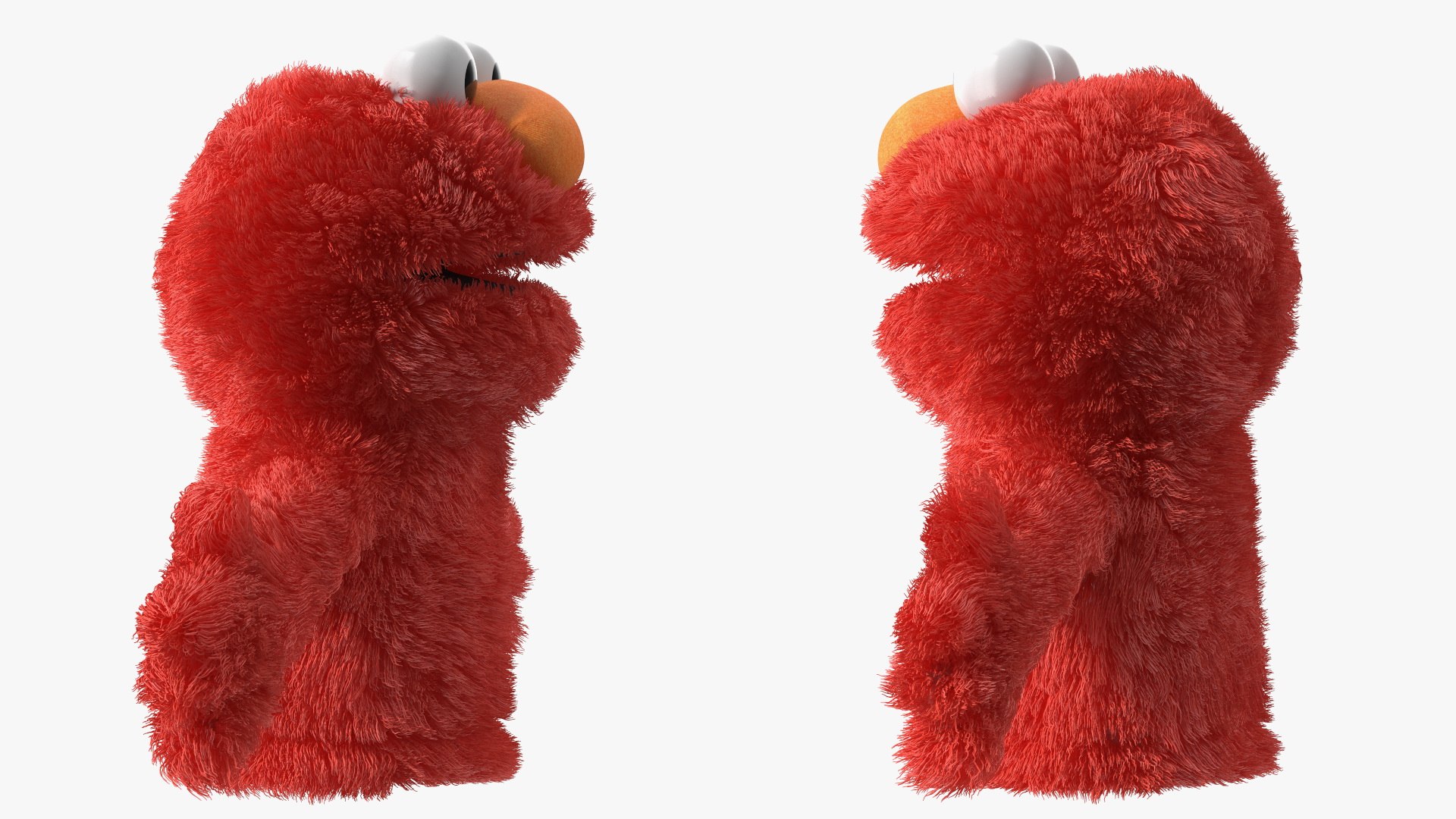 3D Elmo Hand Puppet Fur Model - TurboSquid 2006749