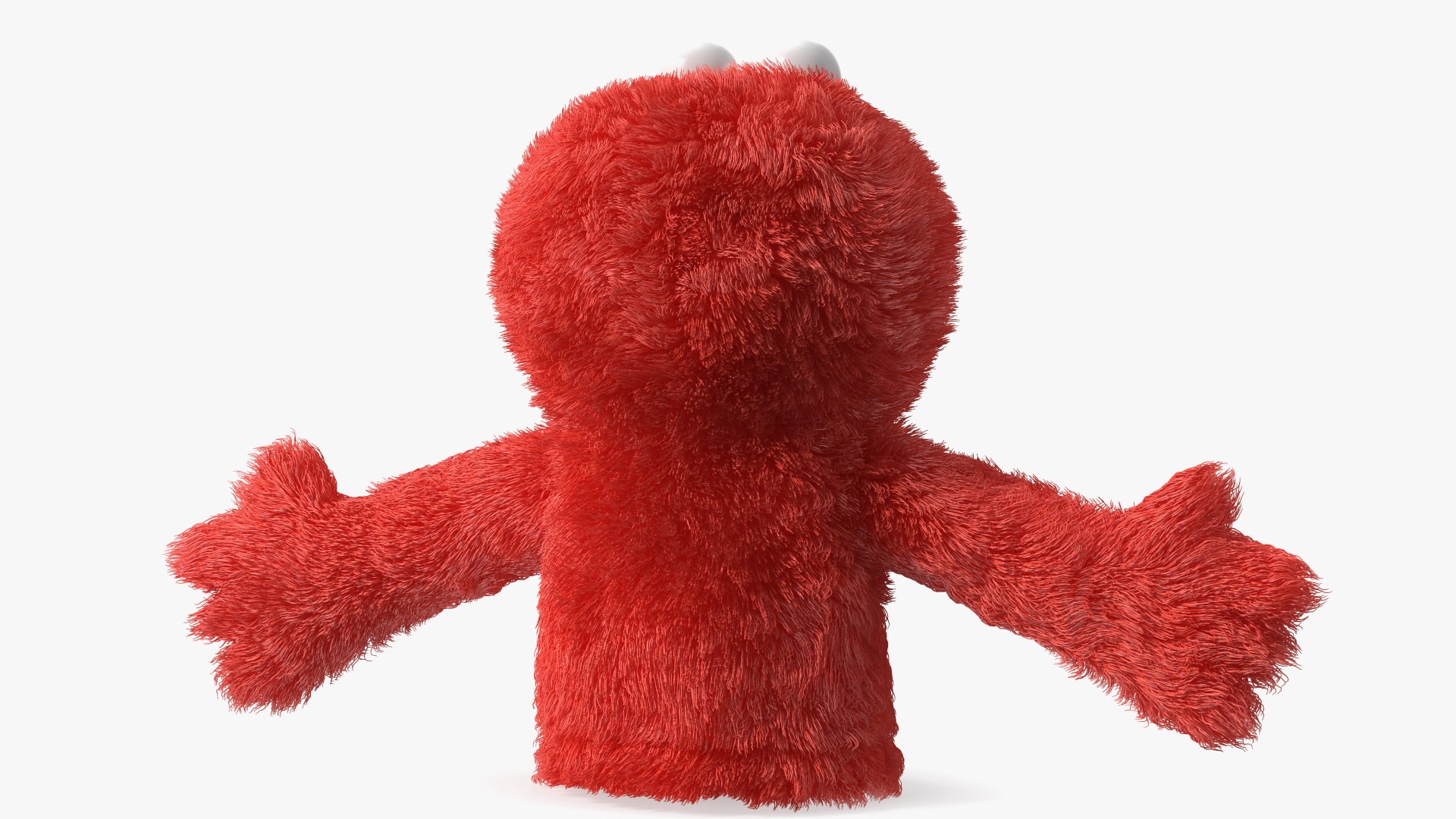 3D Elmo Hand Puppet Fur Model - TurboSquid 2006749