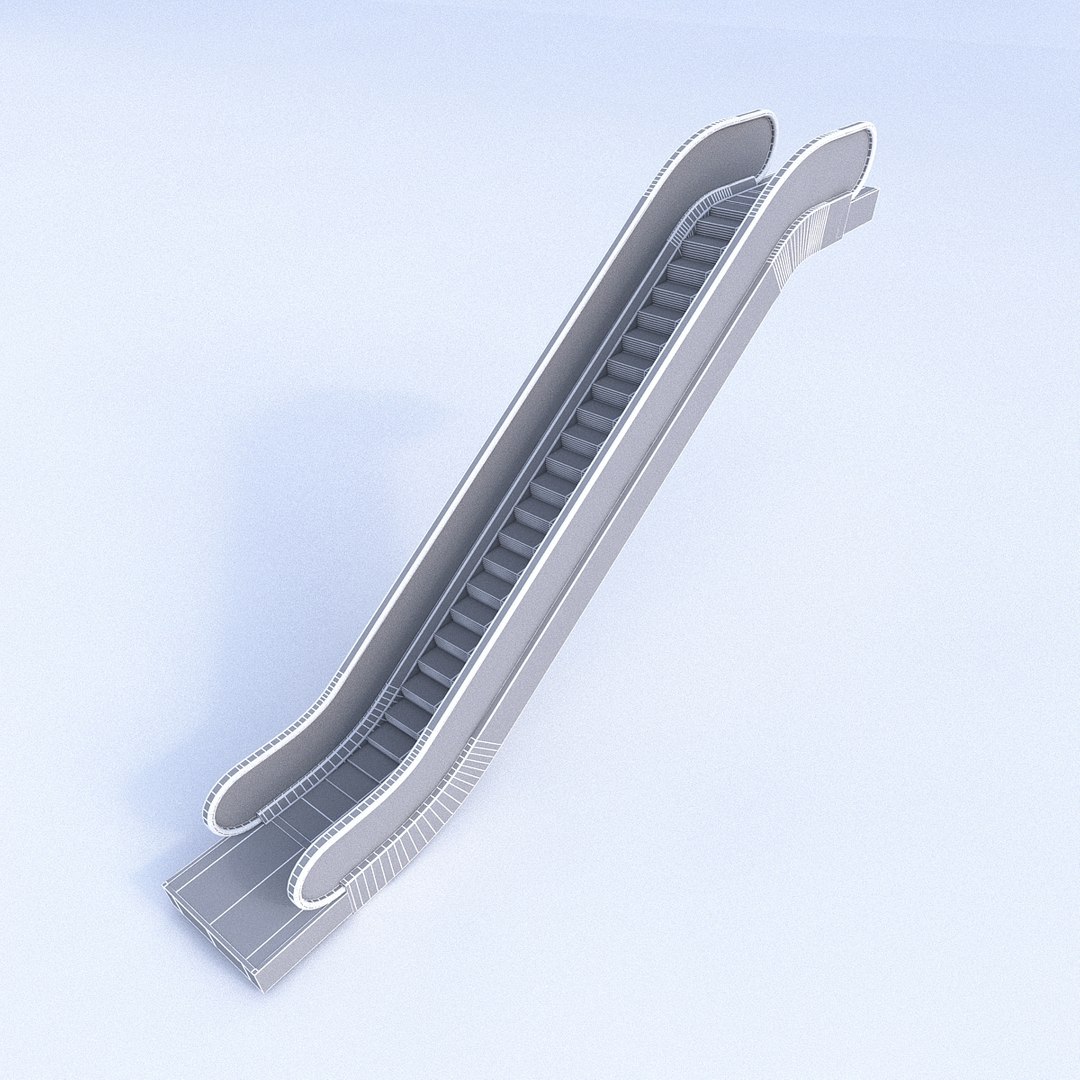 Escalator Model - TurboSquid 1437325