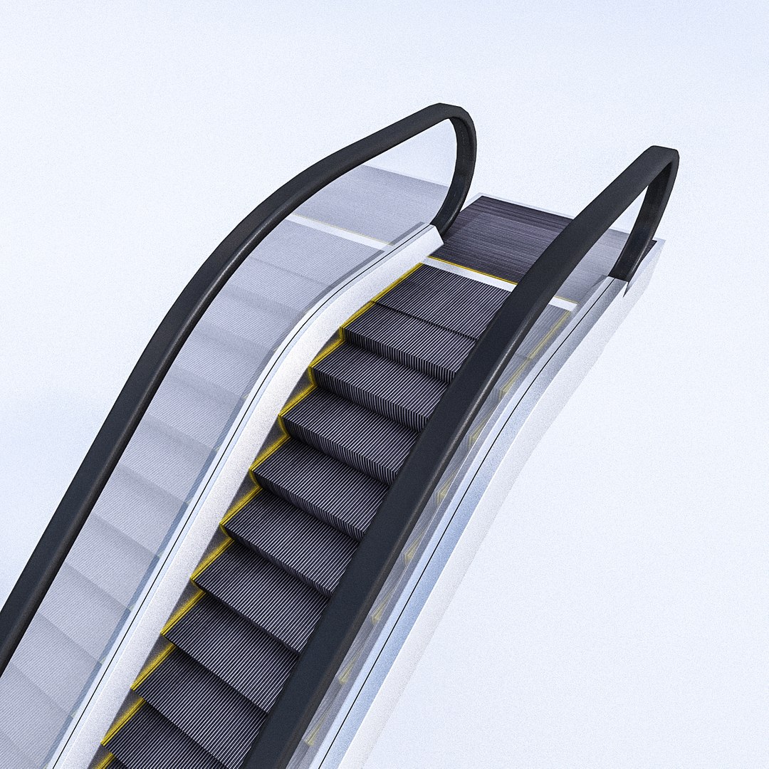 Escalator Model - TurboSquid 1437325