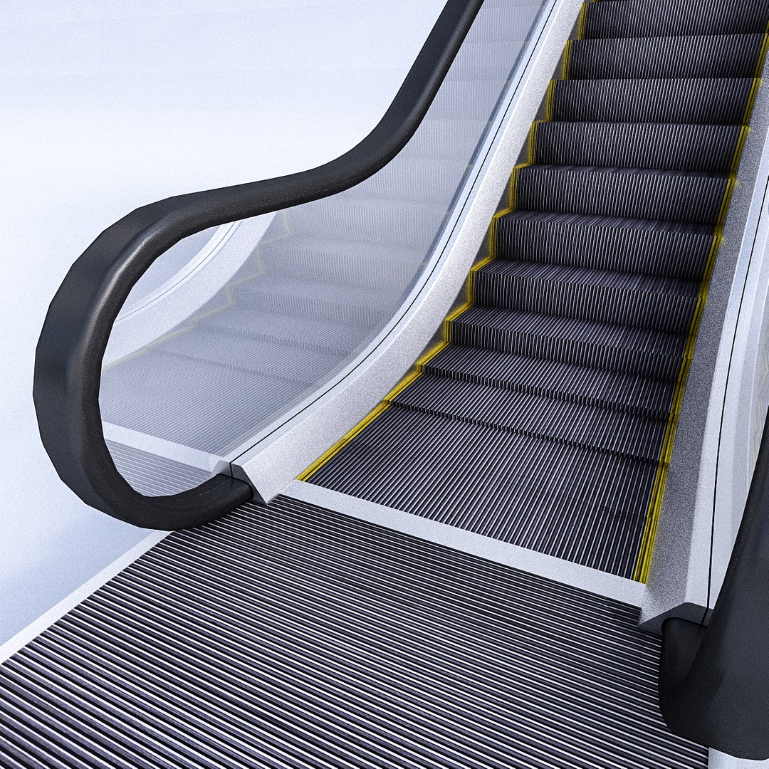 Escalator Model - TurboSquid 1437325