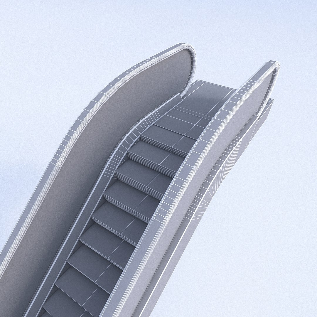 Escalator Model - TurboSquid 1437325