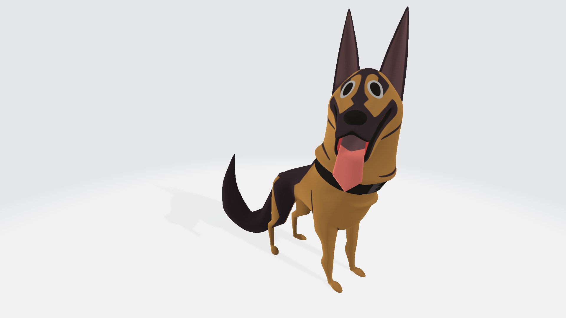 German Shephard Model - TurboSquid 2410862