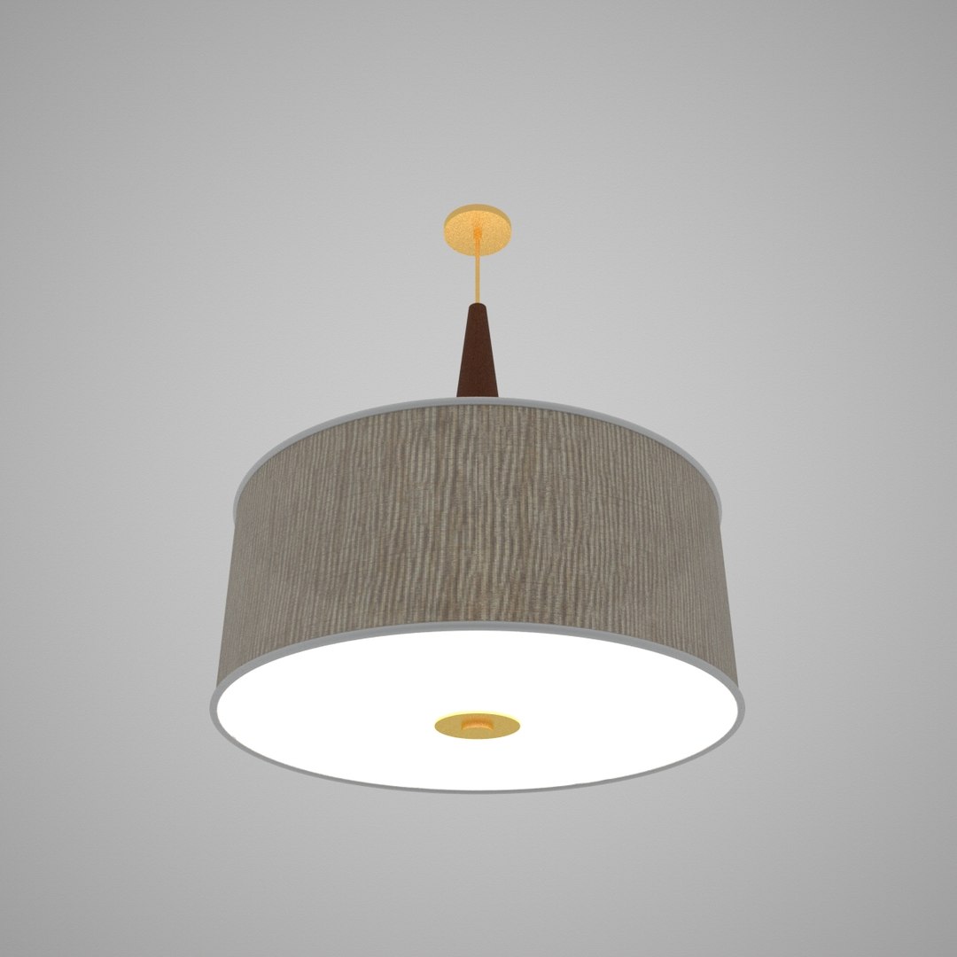 3d model pendent light lamp