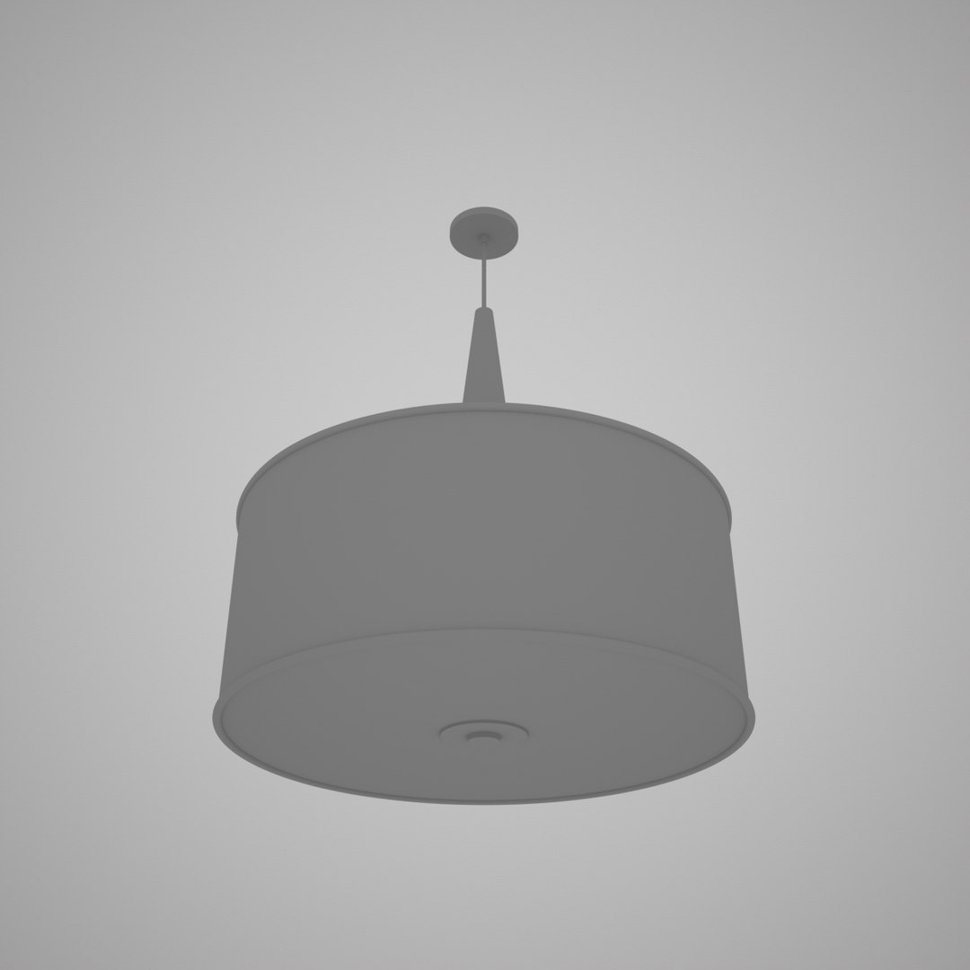 3d model pendent light lamp