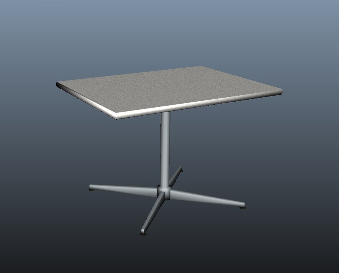 3d model square dining table