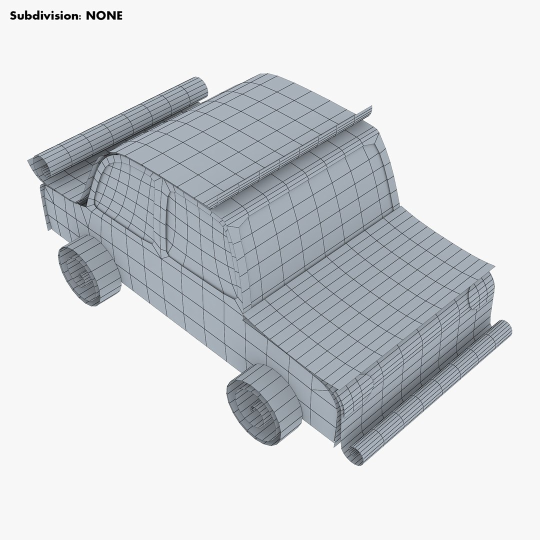 Car sedan paper v 3D model - TurboSquid 1546155