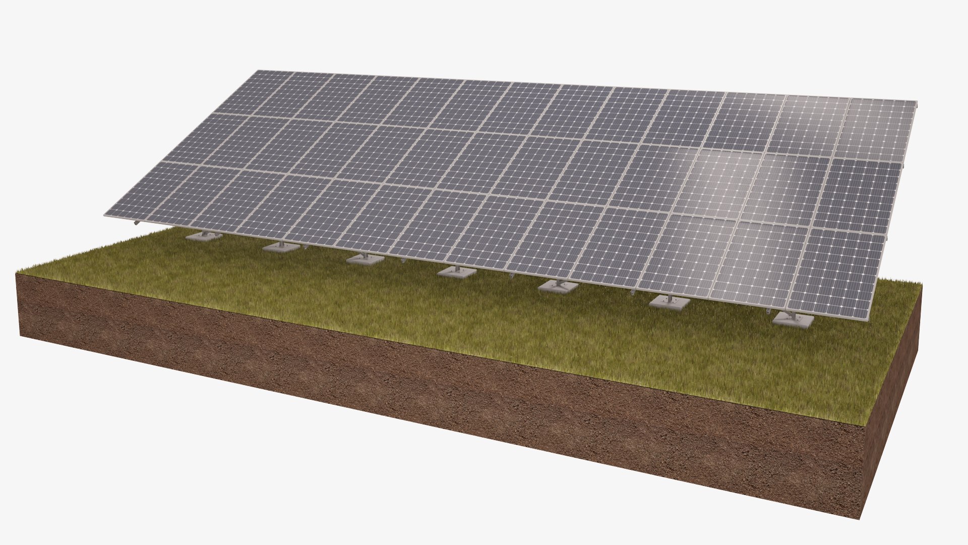 3D Large Sun Farm Model - TurboSquid 1830752