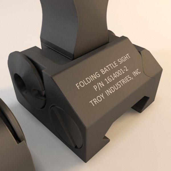 iron sights 3d model