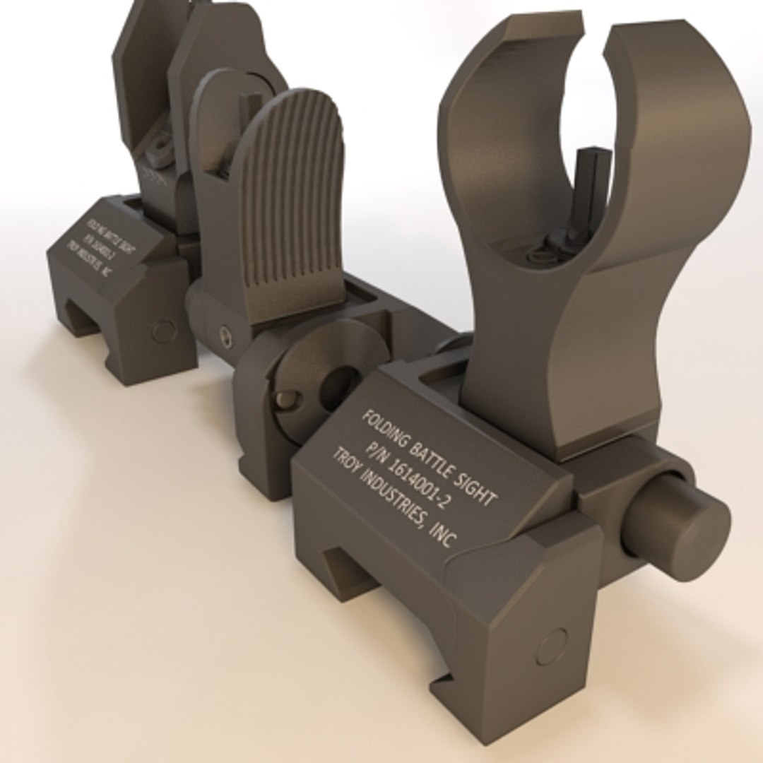 Iron Sights 3d Model