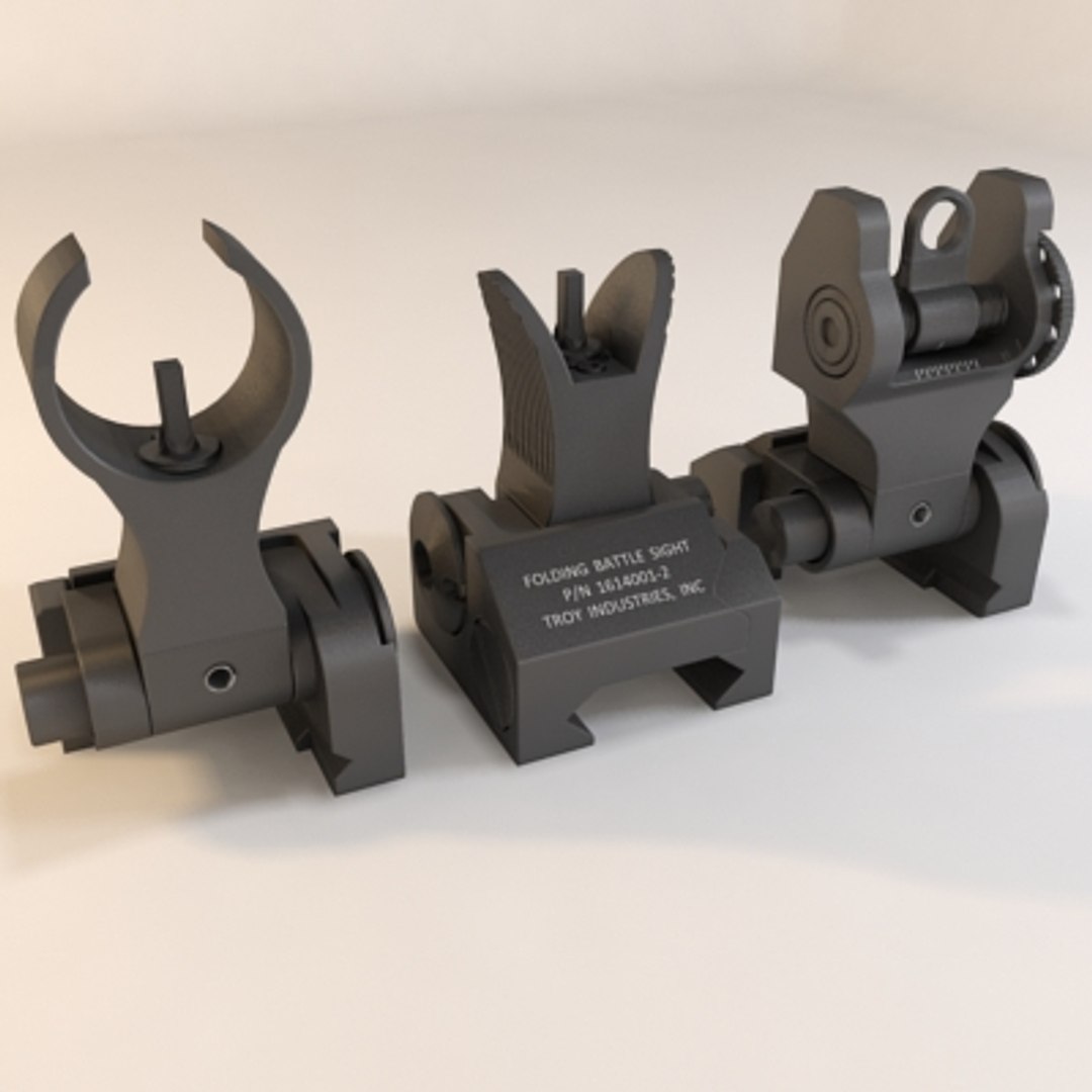 Iron Sights 3d Model