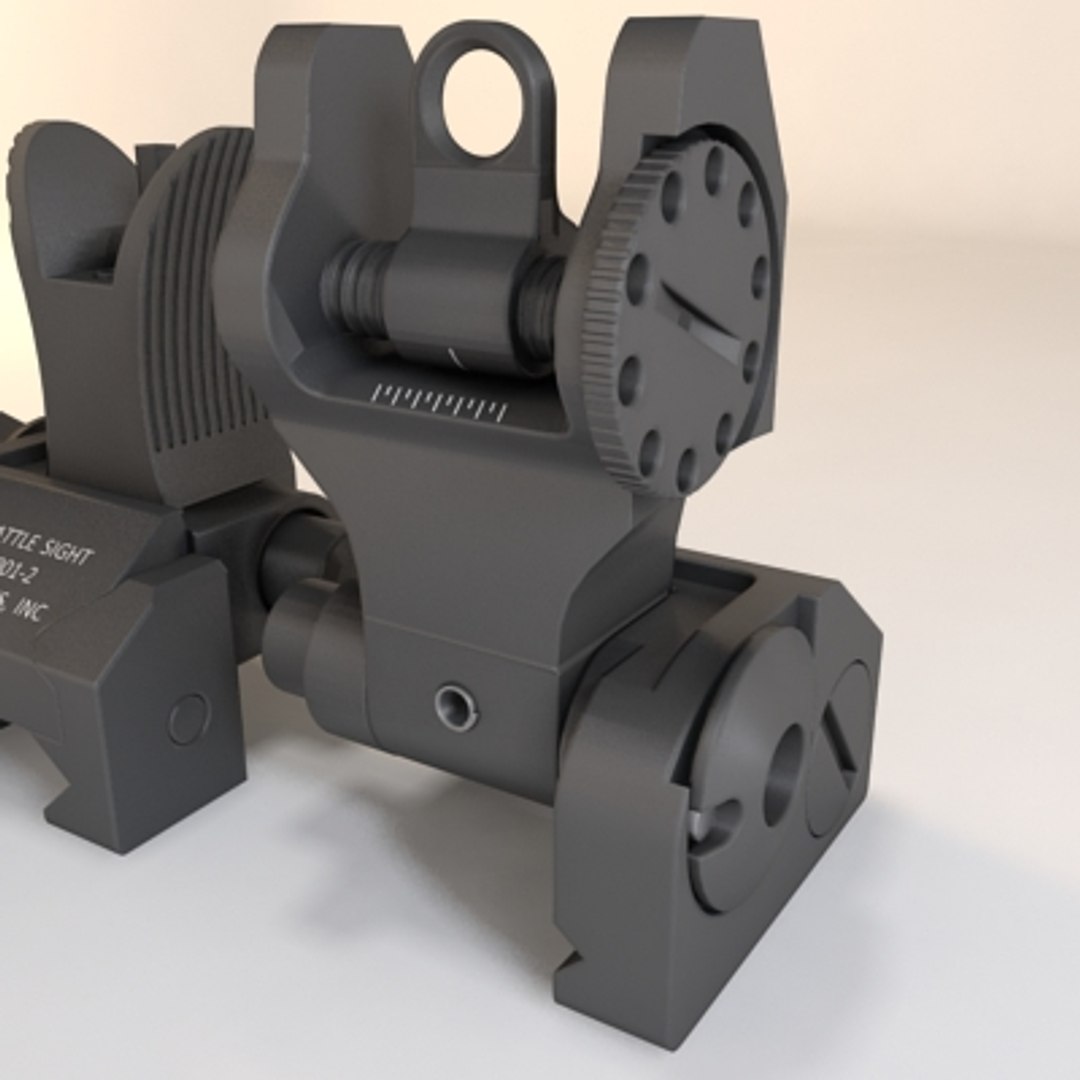 Iron Sights 3d Model