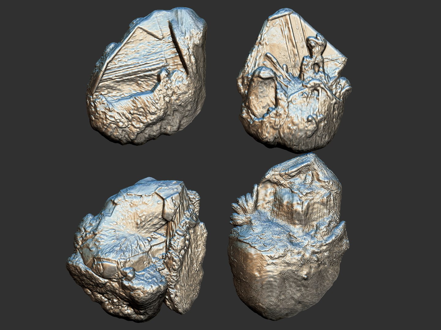 3D Magical Crystals Model - TurboSquid 2107371