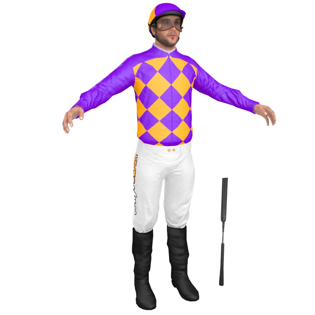 Jockey people character 3D - TurboSquid 1299032