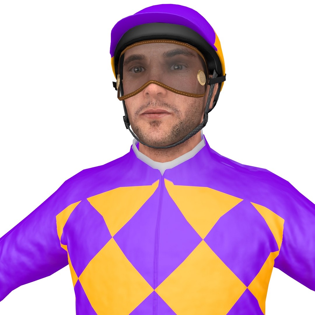 Jockey people character 3D - TurboSquid 1299032