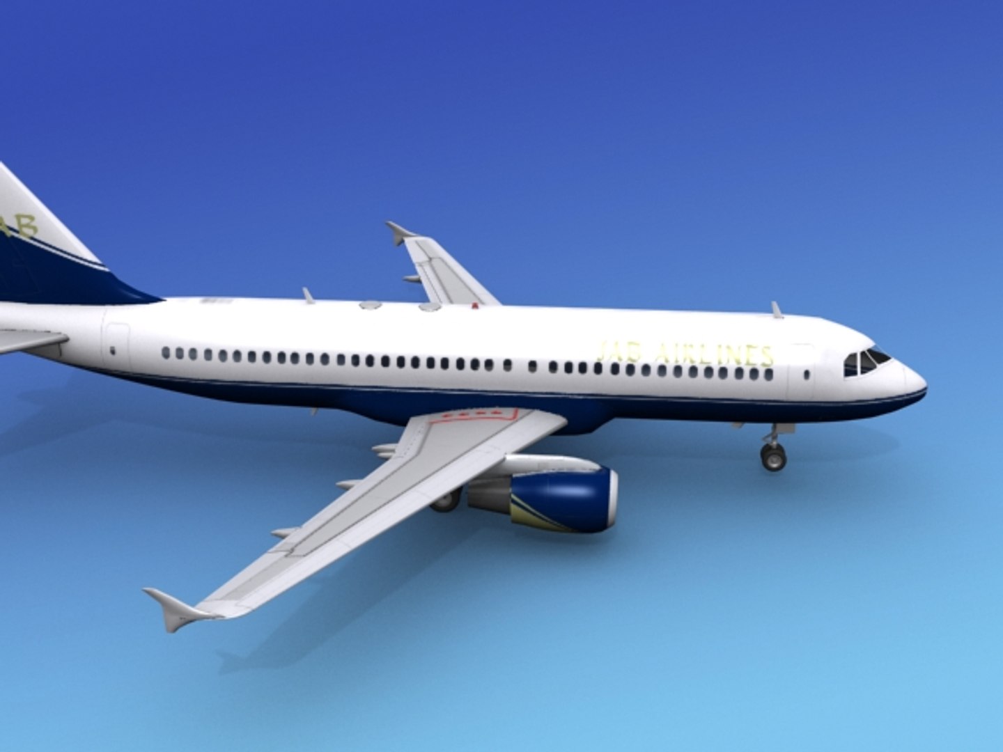 airline airbus 3d model