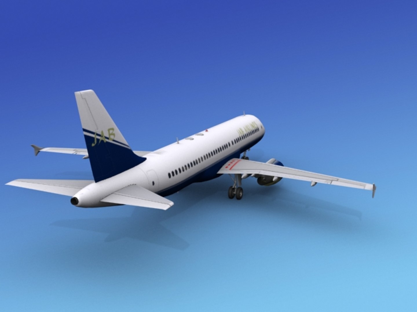 airline airbus 3d model
