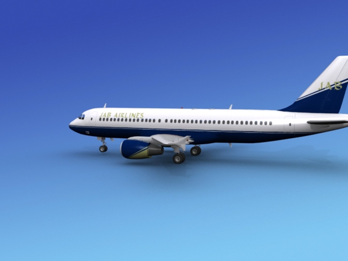 airline airbus 3d model