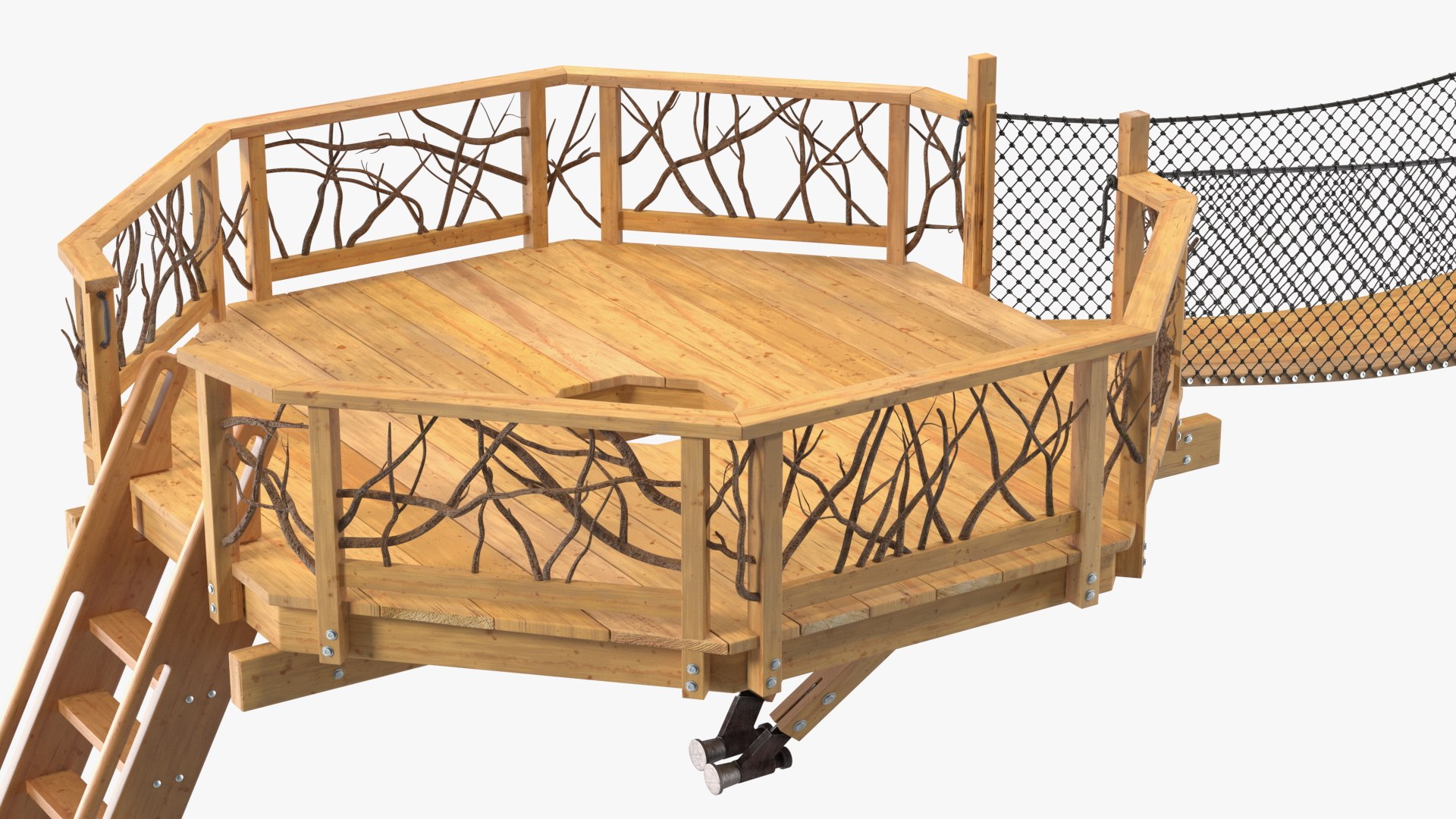 3D Wooden Tree House Large model - TurboSquid 2099307