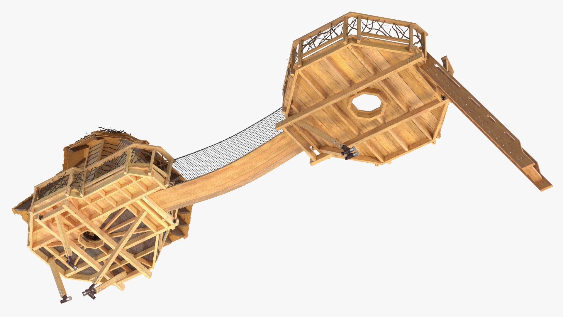 3D Wooden Tree House Large model - TurboSquid 2099307