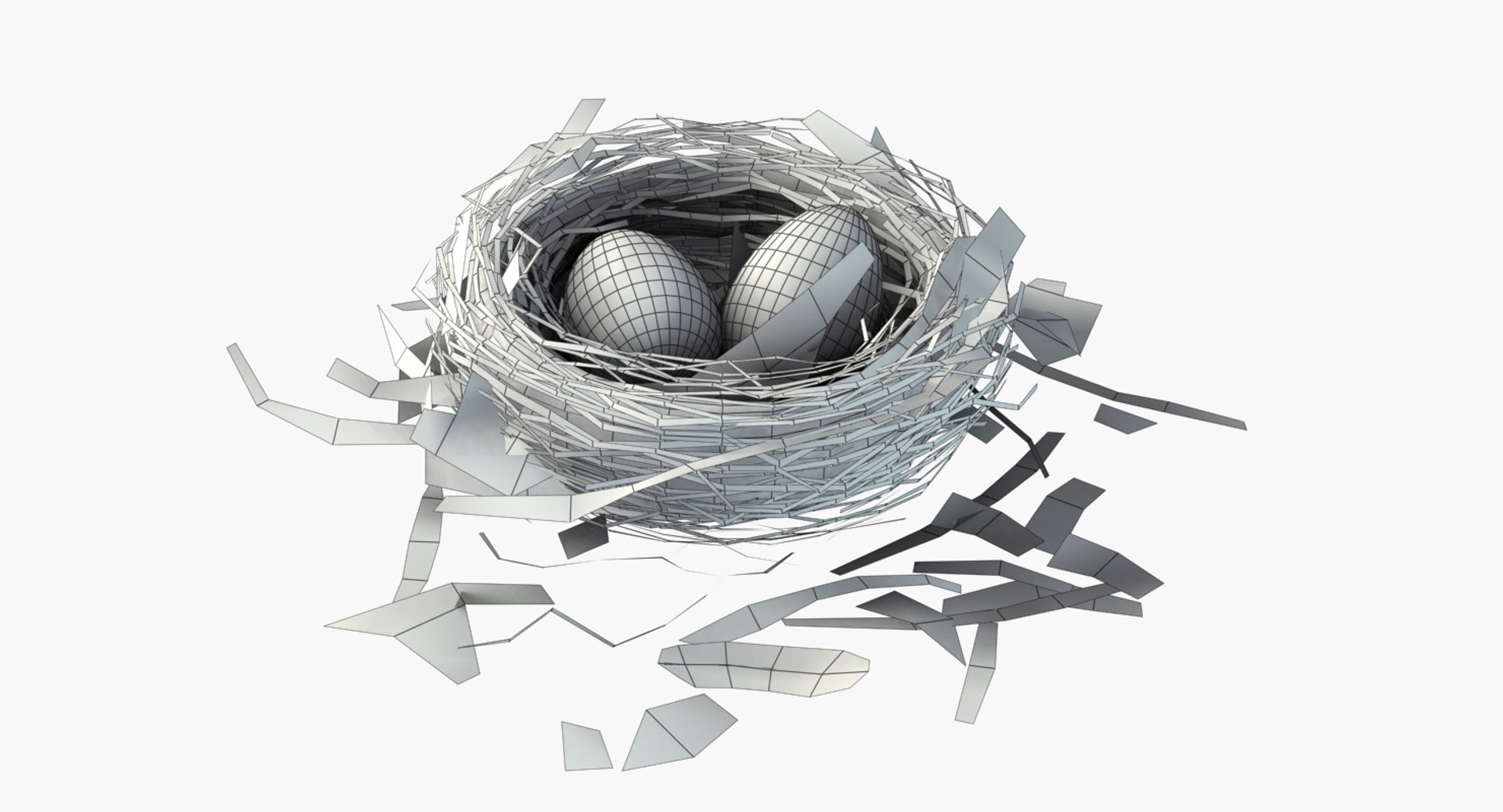 Bird Nest Model - TurboSquid 1291911