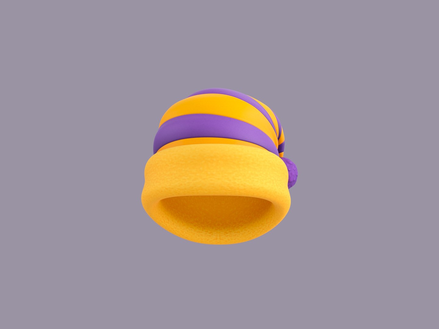 3D Model Hat052 Striped Nightcap - TurboSquid 2337184