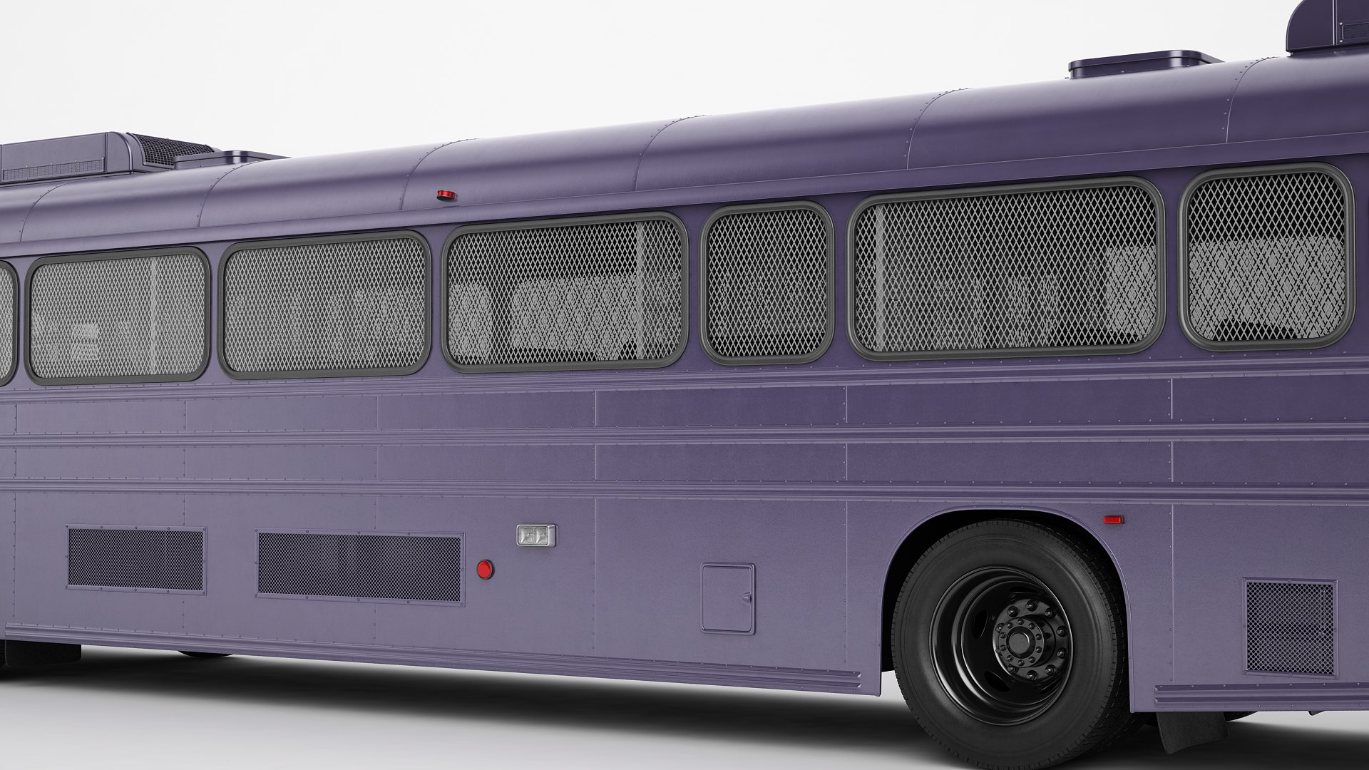 Prison Bus Generic 02 3D model - TurboSquid 1793490