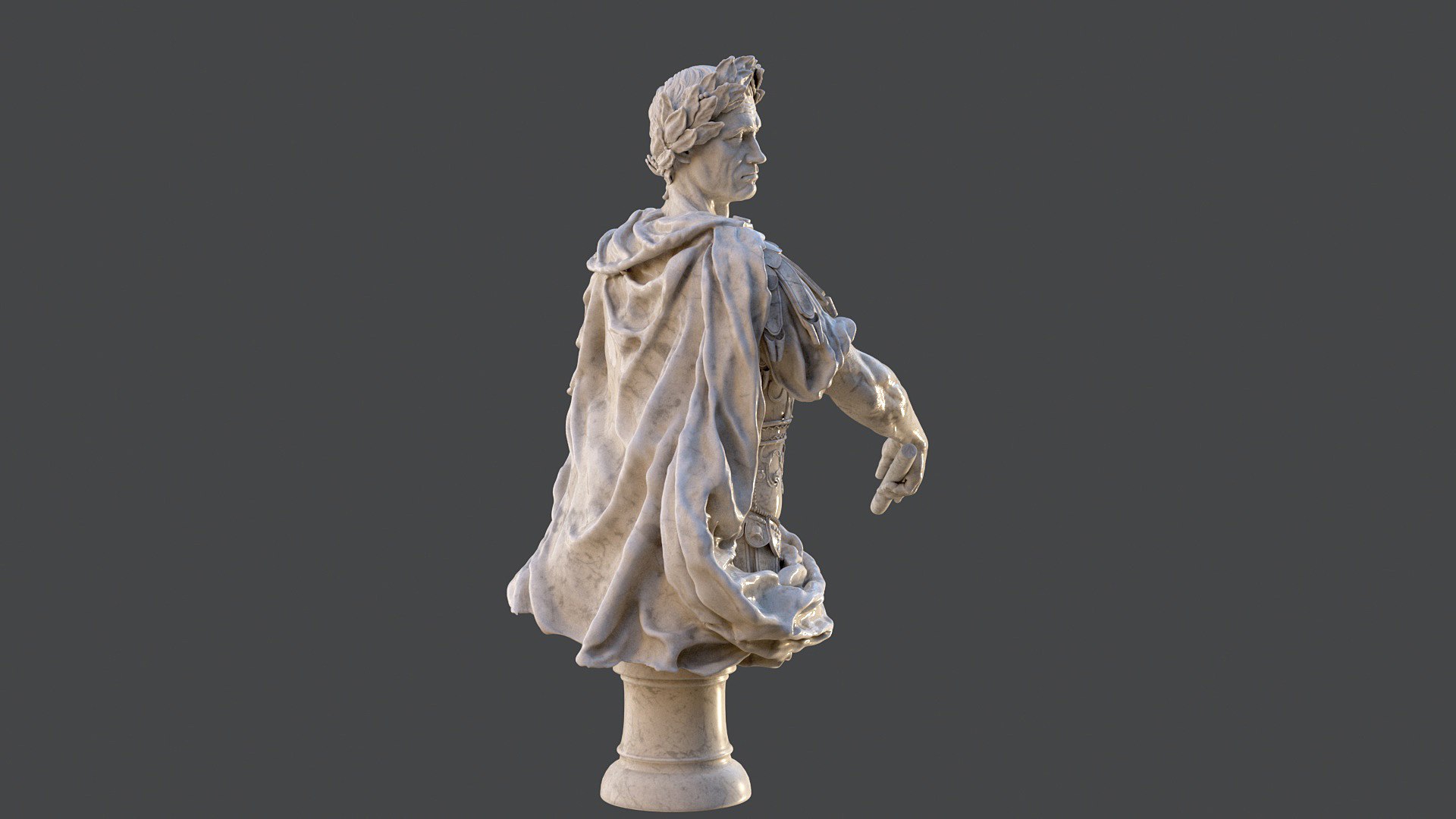 3D Caesar Bust - TurboSquid 1473269