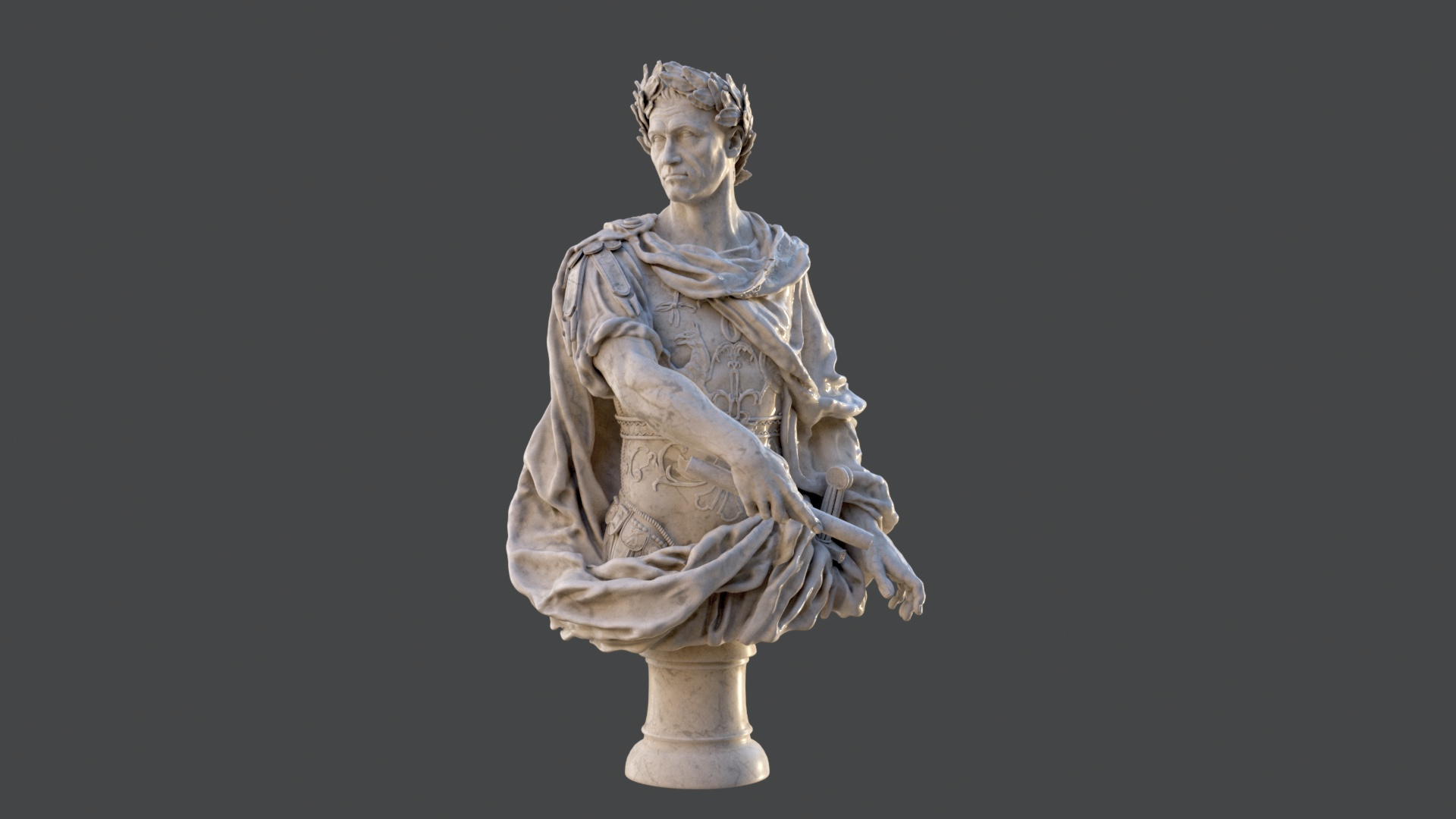 3D Caesar Bust - TurboSquid 1473269