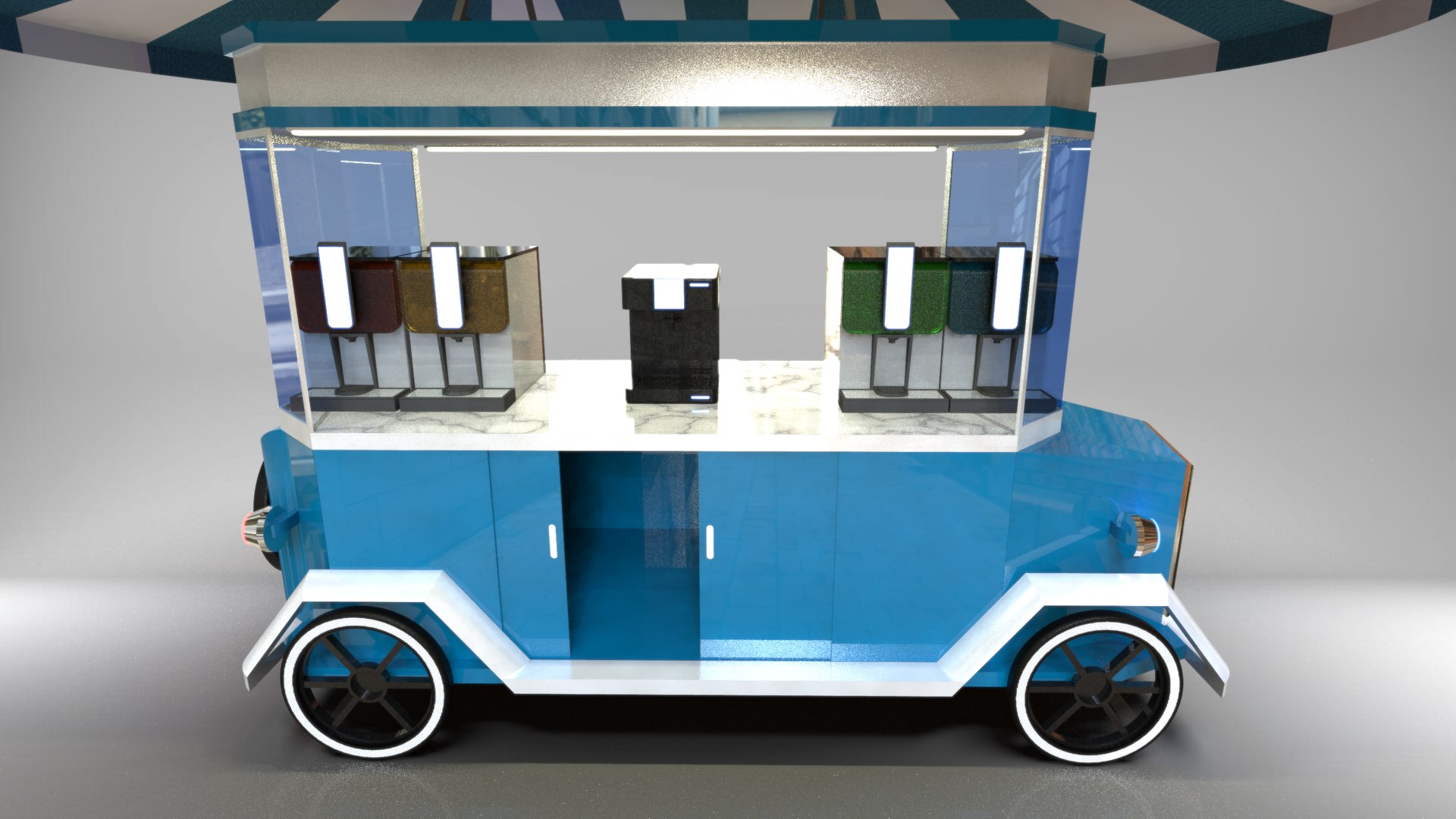 3D Mobile Vehicle Model - TurboSquid 1681872