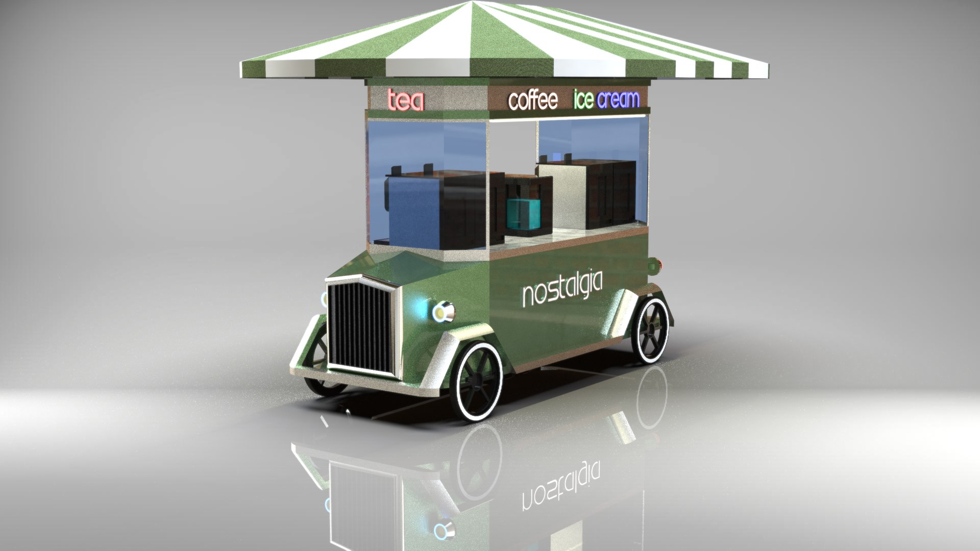 3D Mobile Vehicle Model - TurboSquid 1681872
