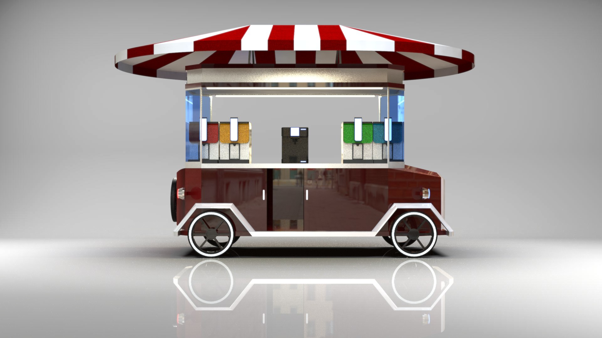 3D Mobile Vehicle Model - TurboSquid 1681872
