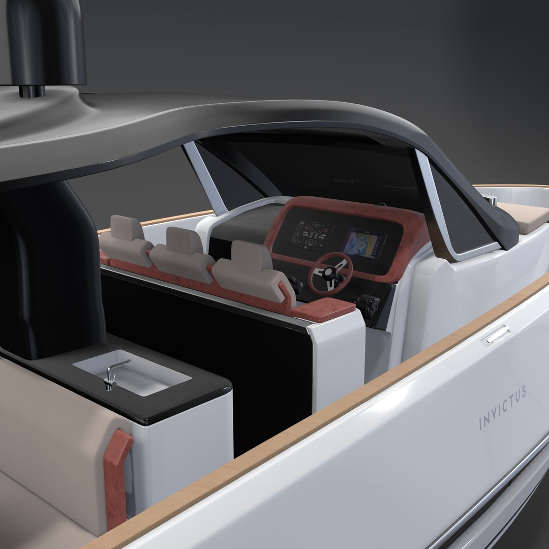 3D Invictus TT420 Luxury Motor Yacht 3D Model - TurboSquid 2121850