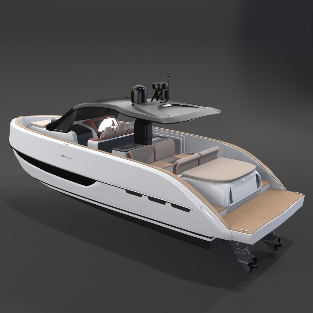 3D Invictus TT420 Luxury Motor Yacht 3D Model - TurboSquid 2121850