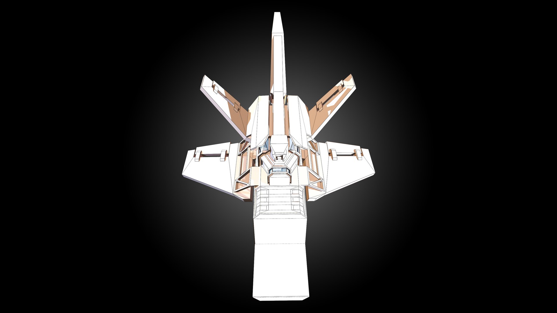 3D Spaceship Tail B - TurboSquid 1551653