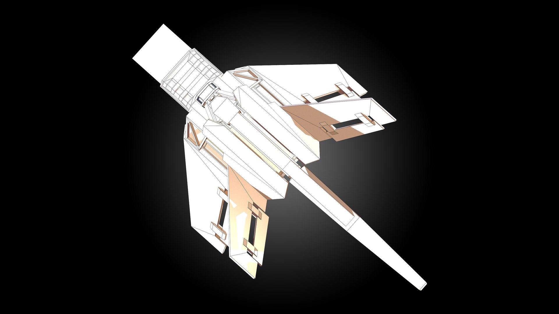 3D Spaceship Tail B - TurboSquid 1551653