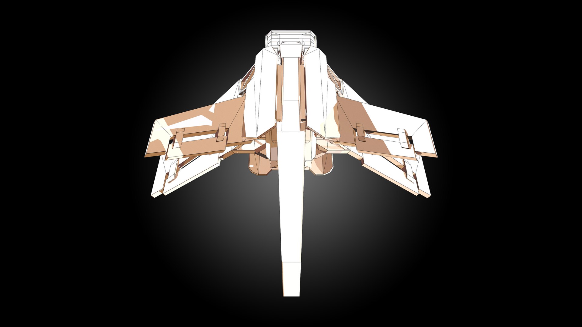 3D Spaceship Tail B - TurboSquid 1551653