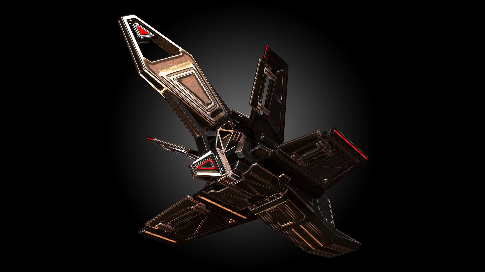 3D Spaceship Tail B - TurboSquid 1551653