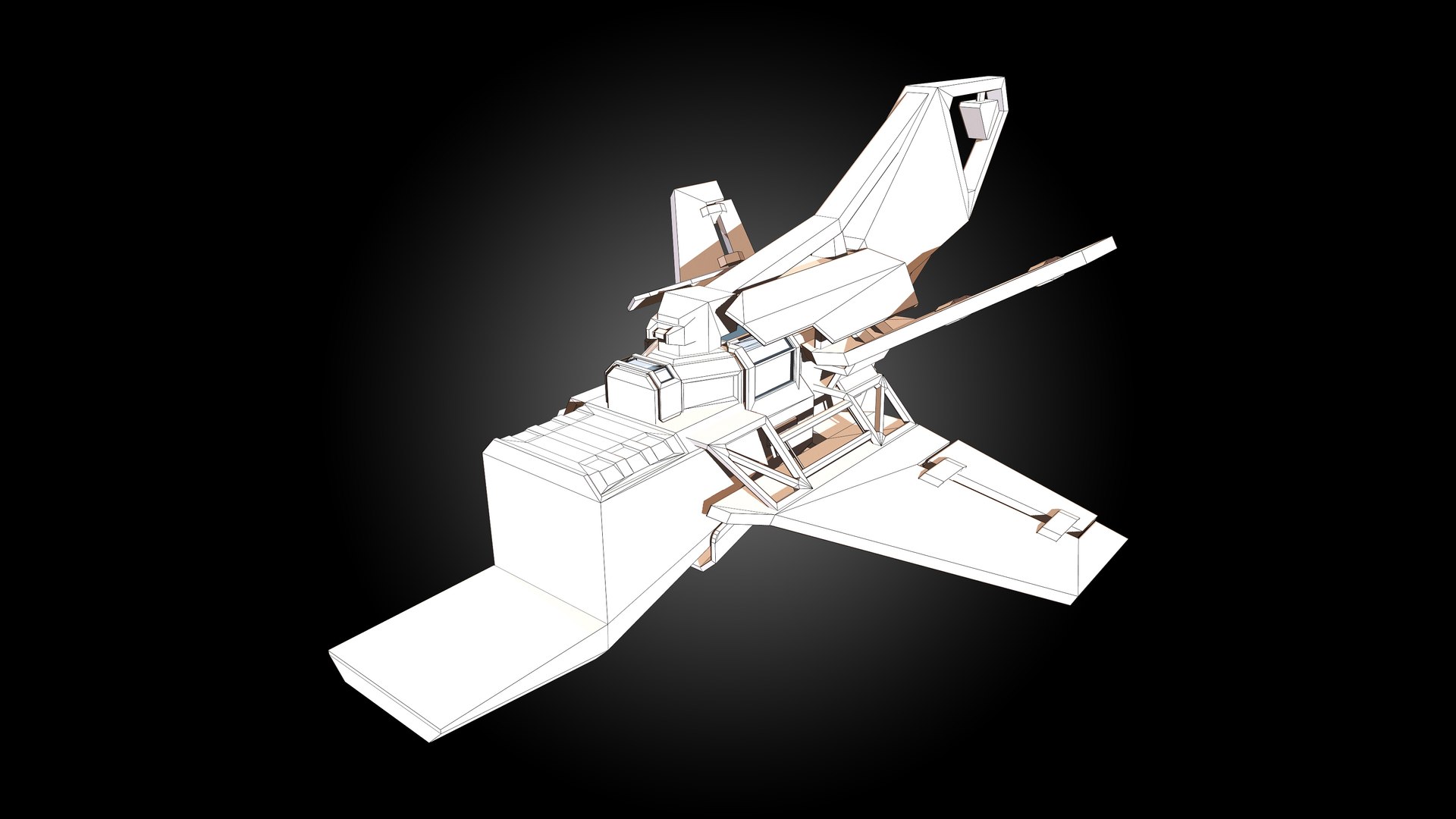 3D Spaceship Tail B - TurboSquid 1551653