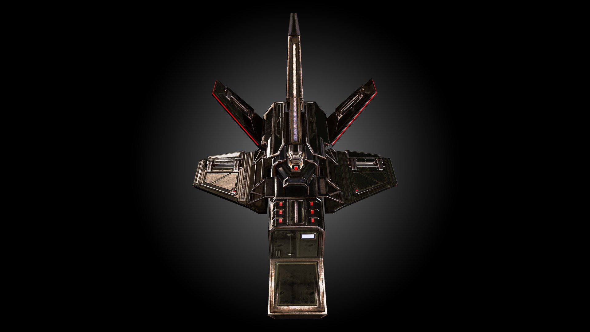 3D Spaceship Tail B - TurboSquid 1551653