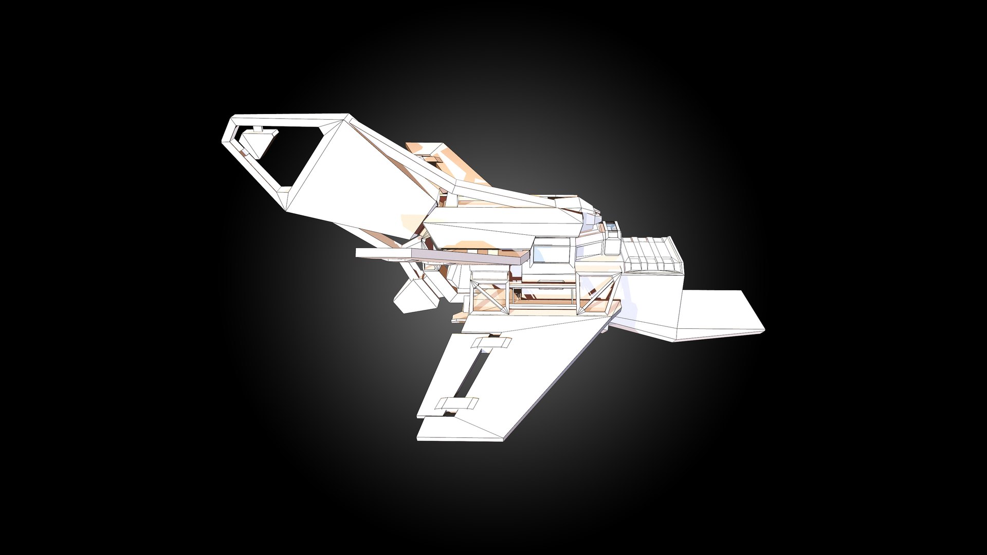 3D Spaceship Tail B - TurboSquid 1551653