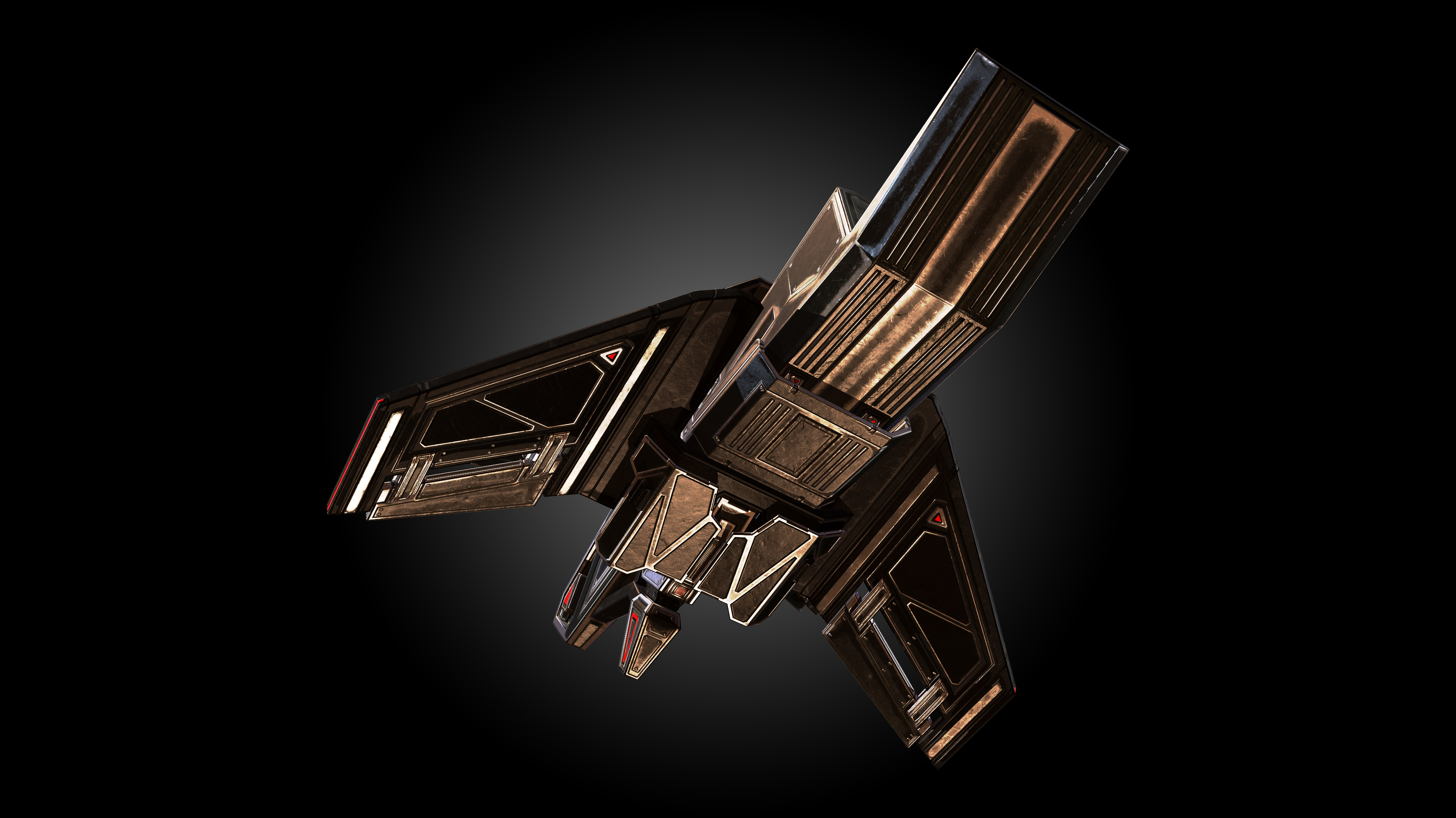 3D spaceship tail b - TurboSquid 1551653