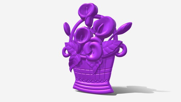 3D basket flower model - TurboSquid 2034973