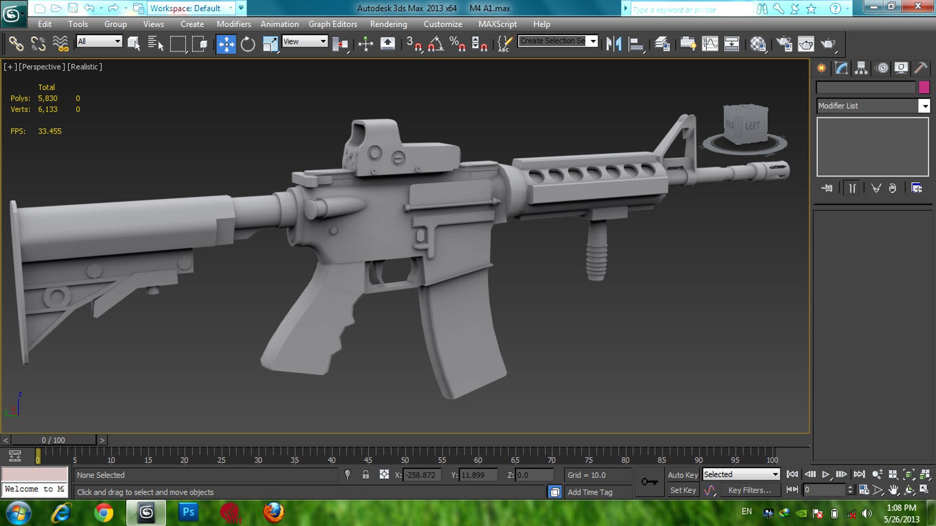 max m4a1 asault rifle