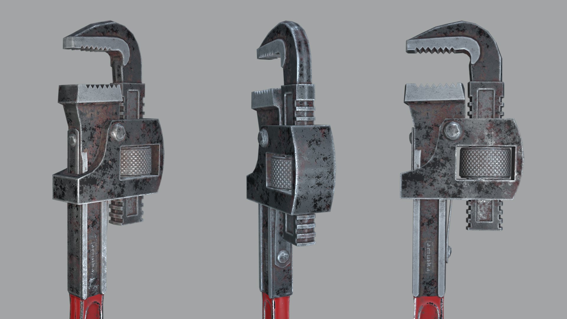 3D Pipe Wrench Model - TurboSquid 2094255