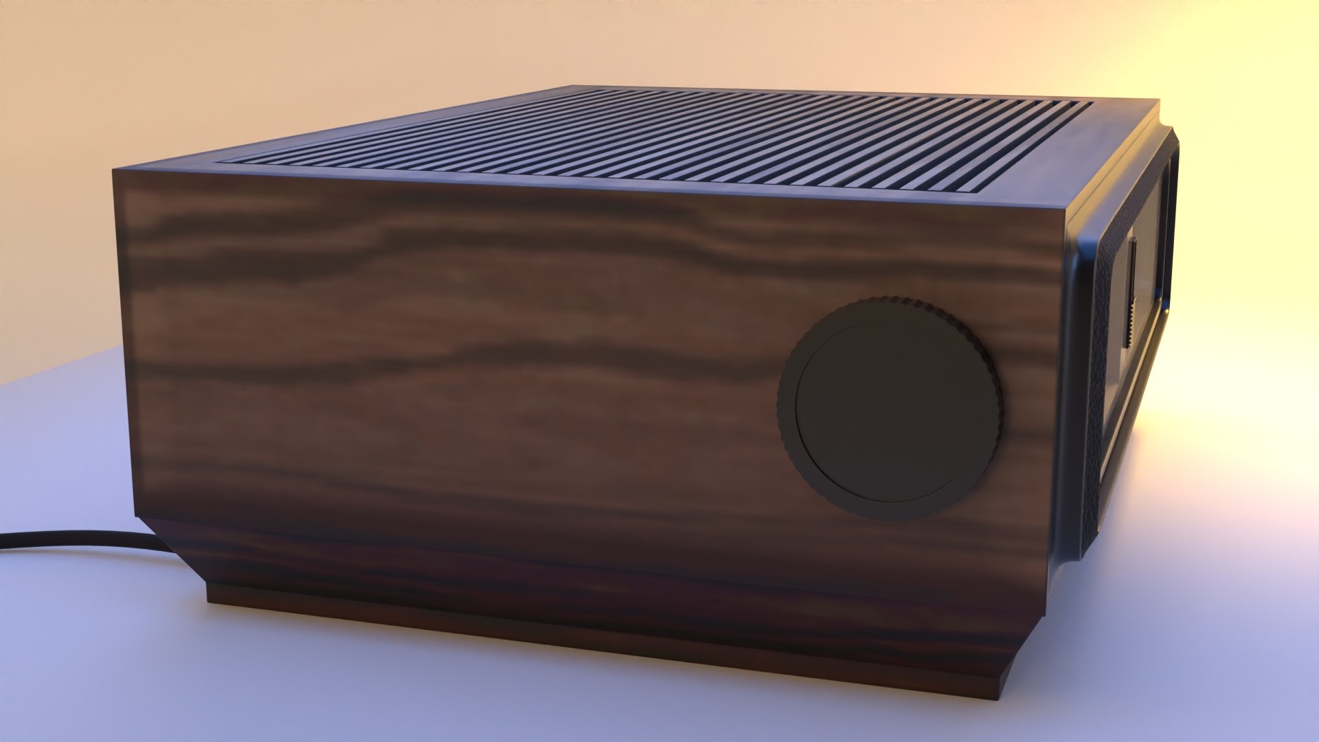 3D Vintage Bedside Clock Model - TurboSquid 2112846