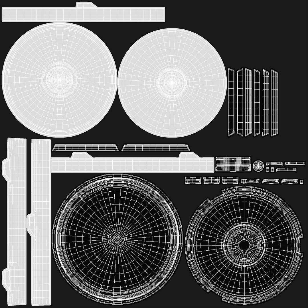 Spindle Box With 10 Discs Pack 3D Model - TurboSquid 1806943