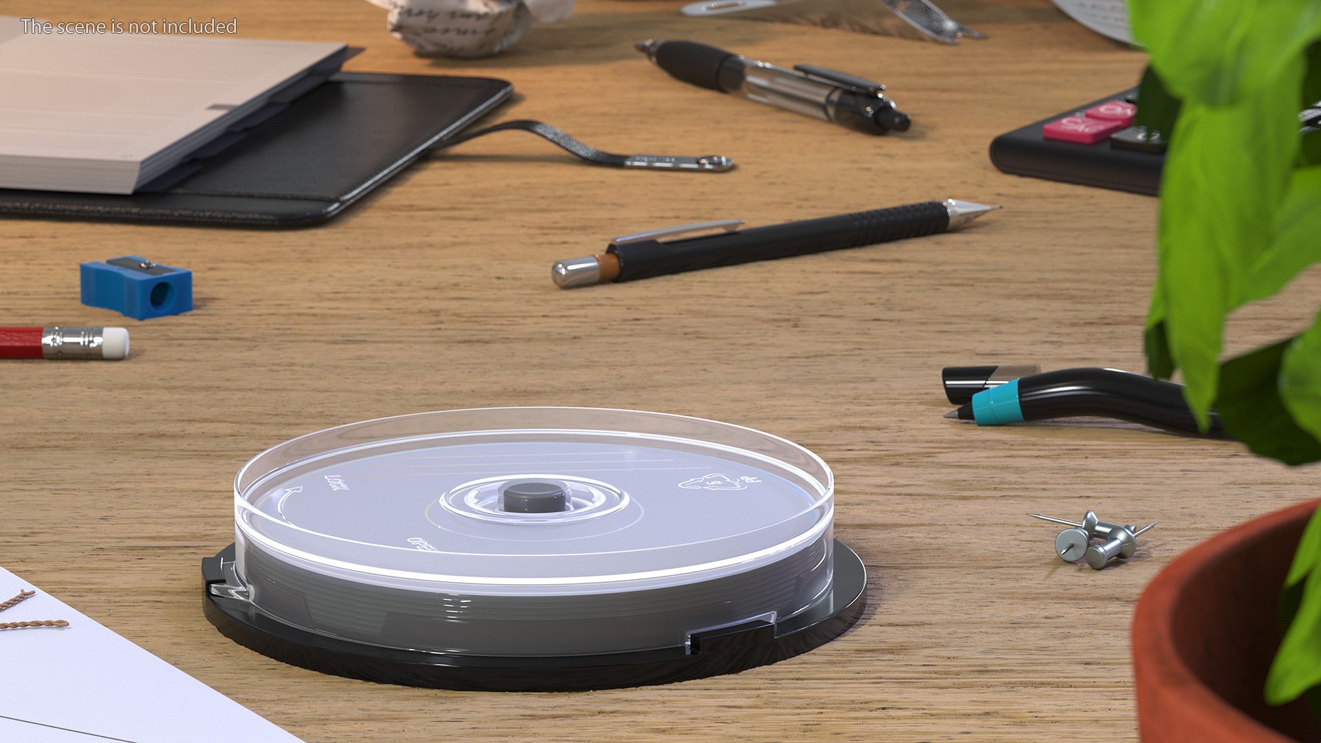 Spindle Box With 10 Discs Pack 3D Model - TurboSquid 1806943