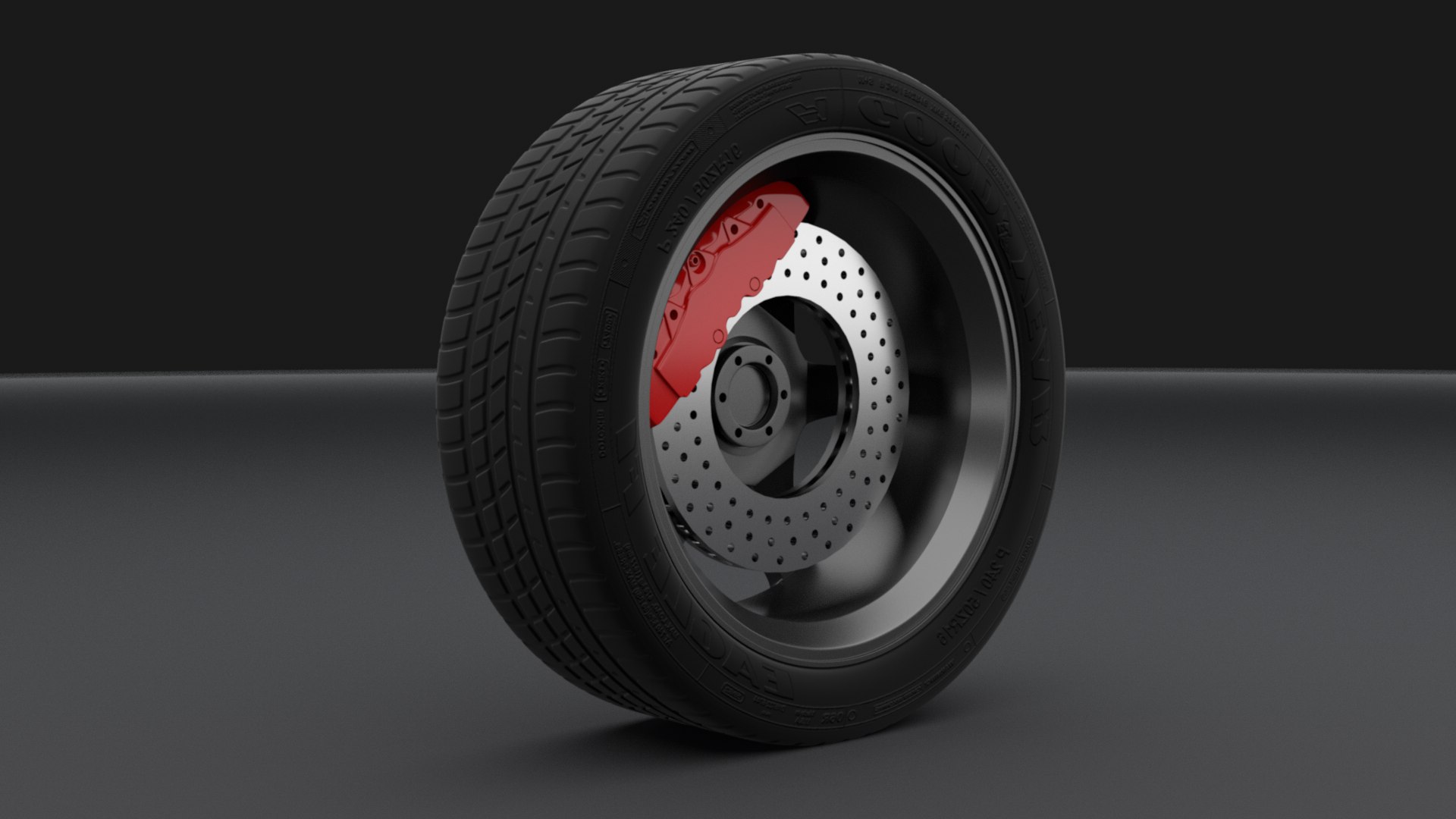 Free 3D Wheel With An Unusual Attachment Free 3D Model Model ...